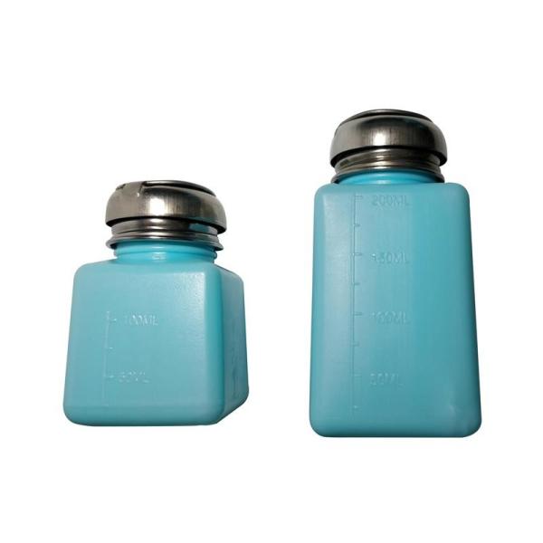 Quality White Blue Pink ESD Dispenser HDPE Solvent Dispenser Press Bottle for sale