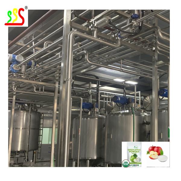 Quality 200 - 5000kg/H Apple Powder Fruit Processing Line Food Grade for sale