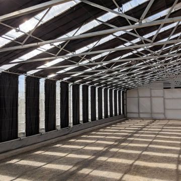 Quality Single-span Custom Blackout Light Deprivation Automatic Greenhouse With Shading for sale