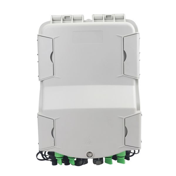 Quality White 16 Ports Fiber Optic Termination Box With Waterproof Adapter for sale