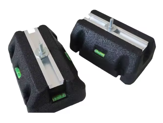 Quality Recycled Rubber Mounting Feet 400x180mm for HVAC Systems for sale