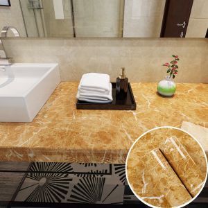 Quality Peel Stick Marble Wallpaper 3D Foam Contact Paper Roll Size 0.6*100m for Hotel for sale