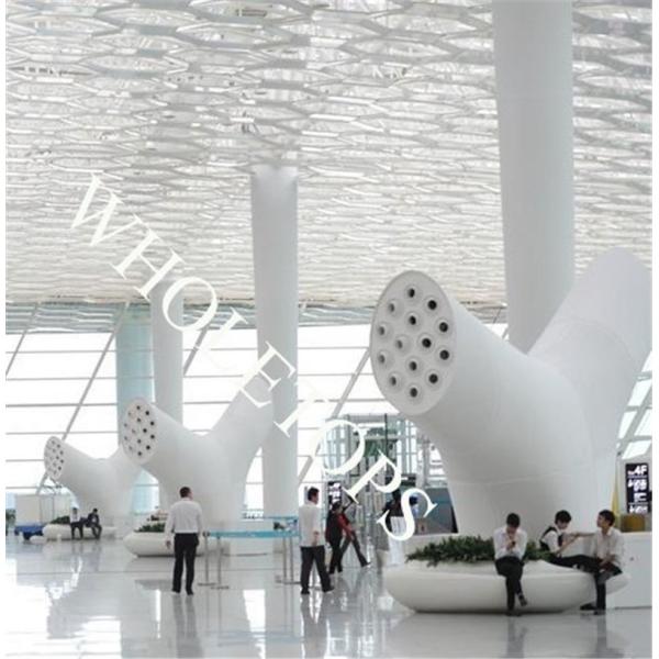 Quality Customized Color 3mm Thick Curved Aluminum Panels Column Cladding for sale