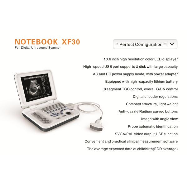Quality Multipurpose Equine Vet Portable Ultrasound Machine DRF RDA for sale