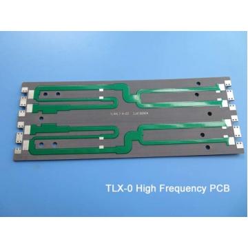 TLX-0 2-layer rigid PCB Built On PTFE fiberglass composites with Immersion Gold