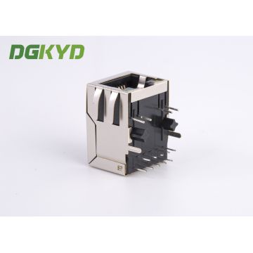 Quality Right Angle CAT6 RJ45 Modular Connector With Transformer For Monitor for sale