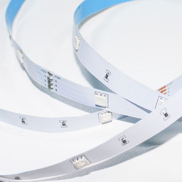 Quality Flexible Customizable Led Strip Lights IP20 18leds SMD 5050 Flexible LED Strip for sale