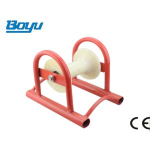 Quality Nylon Wellhead Pulley / Cable Laying Rollers 2.5 Tandem Sheave Stringing Block for sale
