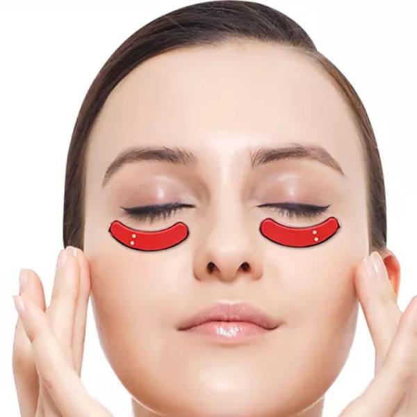 Quality Portable EMS Red Light Therapy Massage LED Eye Patch with Microcurrent for sale