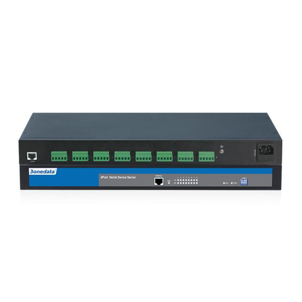 Quality Rack Mounting 8 Port Serial Device Server 85~265VAC Input Power 3 Years Warranty for sale