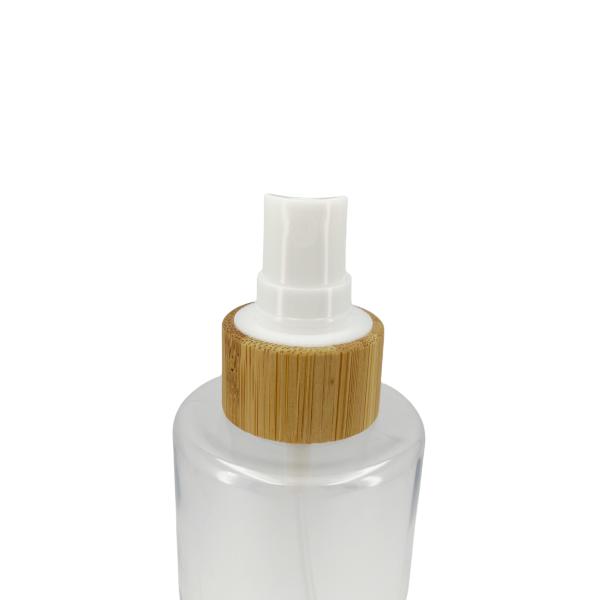 Quality 100ml 120ml Plastic Perfume Spray Bottles Transparent Flat Shoulder Bottle for sale