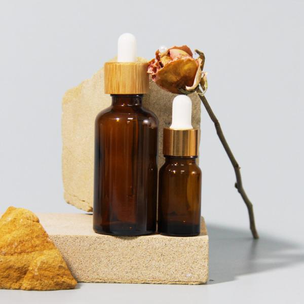 Quality Essential Oil 15ml 30ml 60ml Empty UV Gold Coating Liquor Glass Dropper Bottle for sale