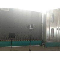 Quality Durable Vertical Glass Washing Machine Soft Coating 2-10 M / Min Speed for sale