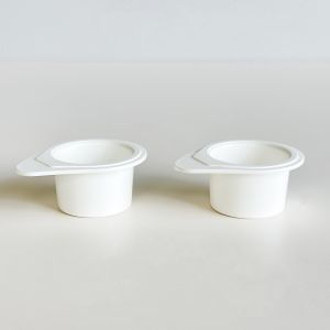 Quality 12ml PP Cosmetic Cups with Aluminum Foil Lids for Cream Lotion for sale