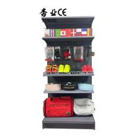 Quality Factory custom color size grey hole back board grocery store shelf outdoor product display rack glove display shelf for sale