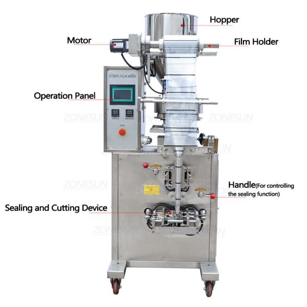 Quality ZS K100 Small Automatic Tea Sachet Packing Machine 200cm for sale