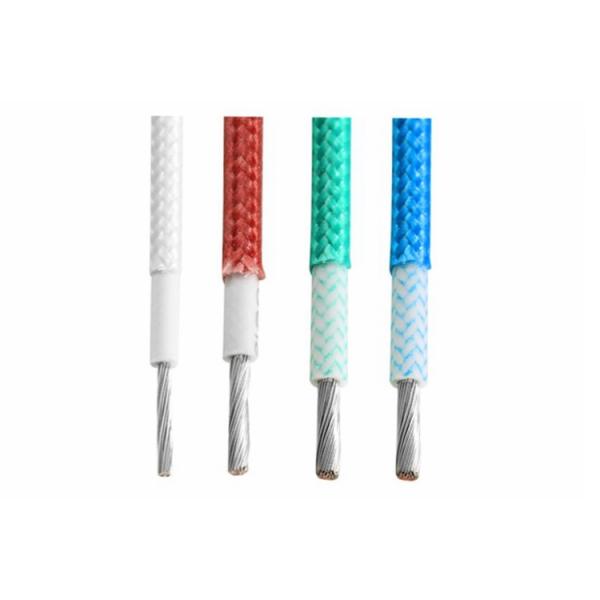 Quality Oil Resistant Braided Thermocouple Wire , Silicone Braided Copper Wire UL3172 for sale
