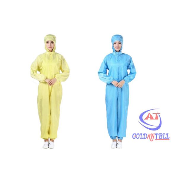 Quality Cleanroom Jumpsuit Anti Static ESD Coverall Clothing Uniform Regular Safety Wear for sale
