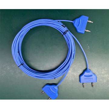 Industrial Control Systems 5000V 3050mm Blue Insulation Anti-Interference Cable