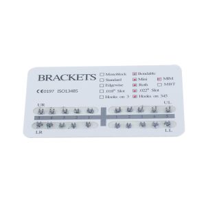 Quality 0.022/0.018 Slot Orthodontic Bracket Box Paper Pack for sale