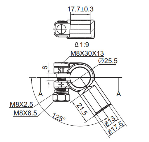 Quality Positive Car Battery Terminal Connectors TS16949 Certification For Wire for sale