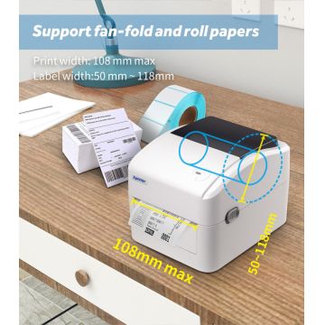 Quality 4x6 Inch Thermal Shipping Label Printer Bar Code Label Printer for sale