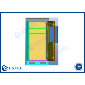 Quality Grey IP55 20U Outdoor Weatherproof Electrical Enclosures for sale