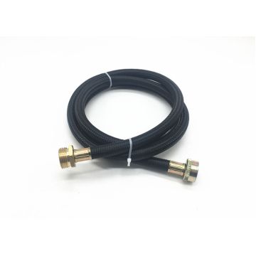 Quality TPV Material High Pressure Washing Machine Hose With Black Nylon Braided for sale