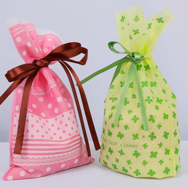 Quality 12x16 Inch Non-Woven Drawstring Gift Bags Bulk Wholesale for sale