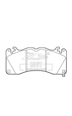 Quality Ford Mustang GT 5.0T Car Brake Pad Replacement D1792 , FR3Z-2001-H for sale
