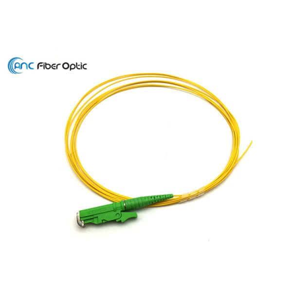 Quality E2000/APC Fiber Optic Pigtail SM G652D 0.9mm Tight Buffer Loose Tube 2 Meter for sale
