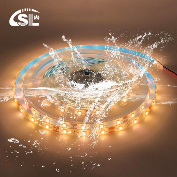 Quality 5V 8mm 320LEDs 3000K 4000K IP65 1cm One Cut Waterproof Electroplate Flexible COB LED Strip Light for sale