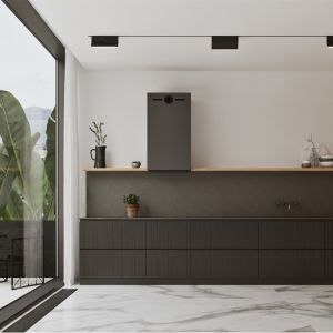 Quality Modern Wood Lacquer E1 Modular Kitchen Cabinets Quartz Countertop for sale