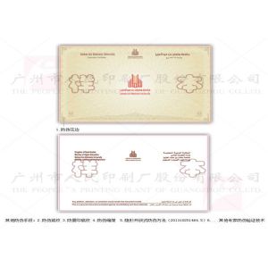 Quality Sunproof Diploma Certificate Printing , Custom Diploma Printing With Watermark for sale