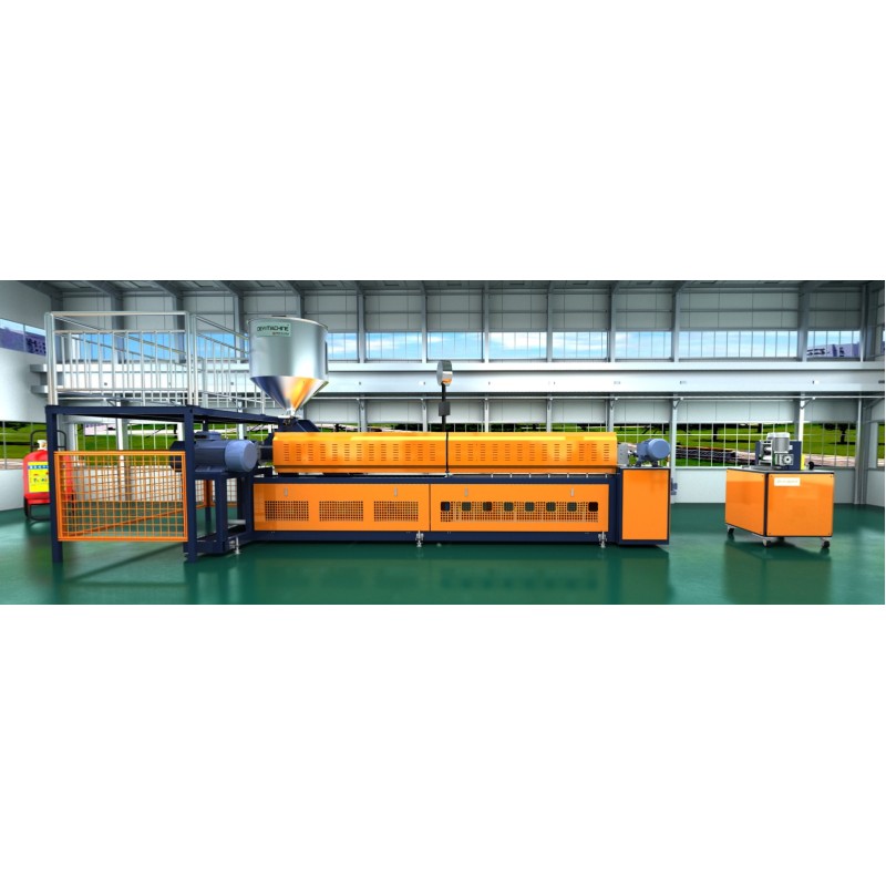 Plastic Net Making Machine Fully Automatic EPE Foam LDPE Customized 17-22KG/H AC Motor Single-screw 50kw