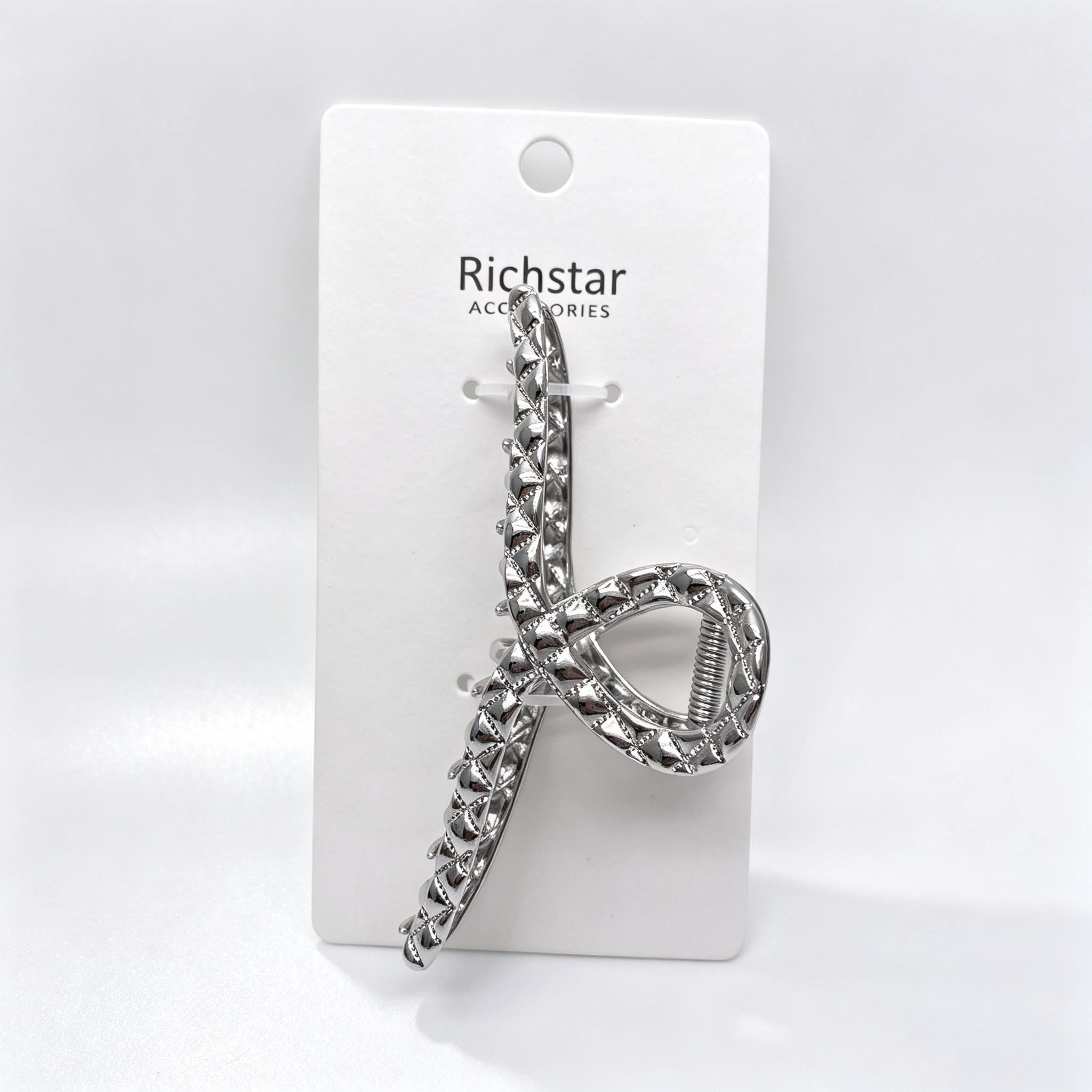 china Metal Hair Claw Clips – Geometric Studded Alloy Hair Catch Jaw Clips for Women