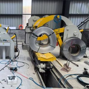 Quality 2000mm PLC Controlled Hydraulic Decoiler Machine Machine Steel Coil Decoiler for sale