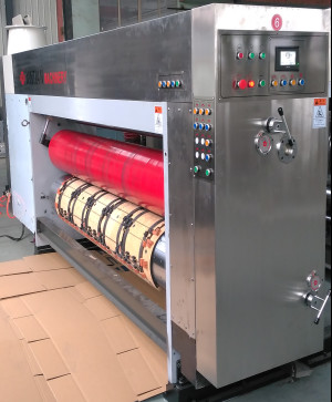 Quality Vacuum Transfer Printer Slotter Die Cutter / Flexographic Box Printing Machine for sale