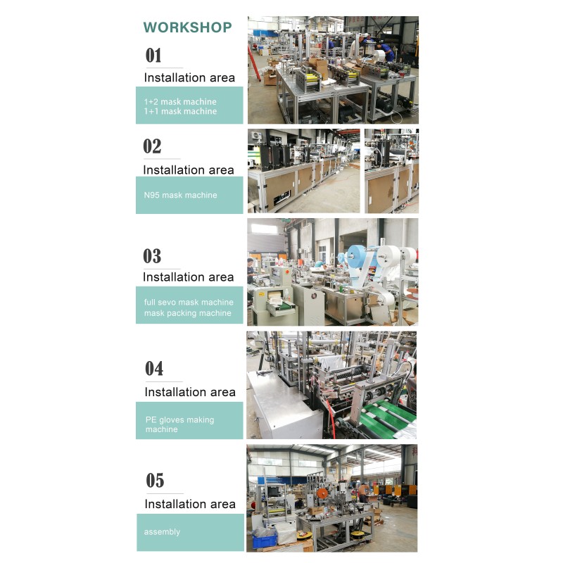 Fully Automatic High Speed PE Plastic Gloves Making Machine