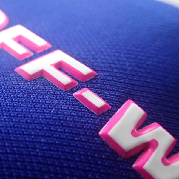Quality Custom Sports Apparel 3D Rubber logo Tpu Thermal Transfer Label for sale