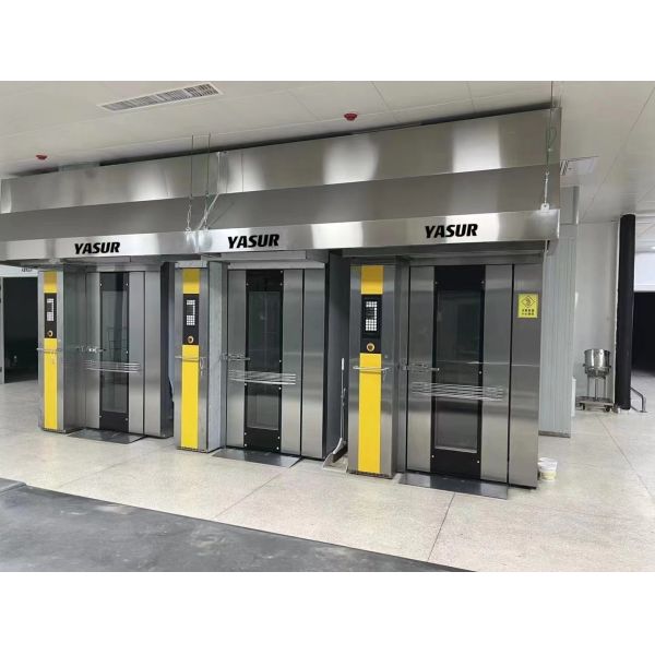 Quality Yasur 3kw Bakery Rack Oven Single Rack Gas Rotary Rack Oven 18 Trays 40X60cm for sale