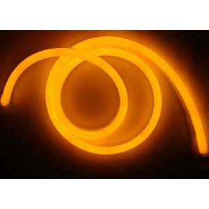 Quality Flexible Orange Neon Lights , CE 220V Input Neon Fluorescent Light Tubes for sale