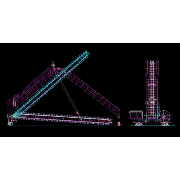 Quality Gantry Type Scraper Reclaimer For Bulk Cargo Handling In Stockyard for sale