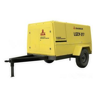 Quality High efficient portable screw air compressor low pressure for shipyard 265CFM for sale