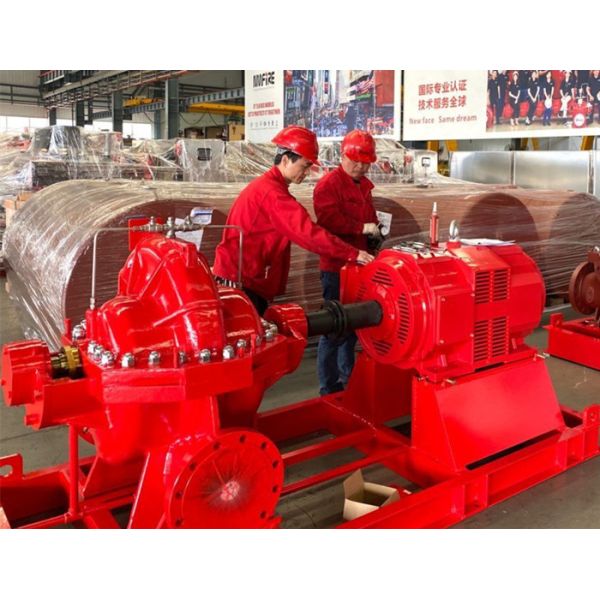Quality 250 GPM @ 81m Electric Motor Driven End Suction Firefighting Pump Set for sale