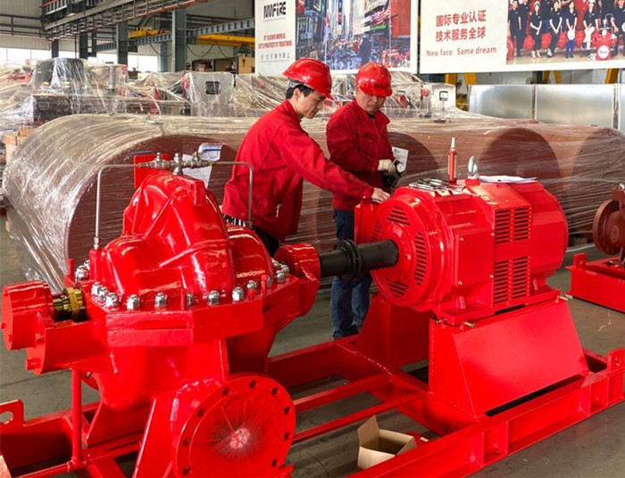 Quality 250 GPM @ 81m Electric Motor Driven End Suction Firefighting Pump Set for sale
