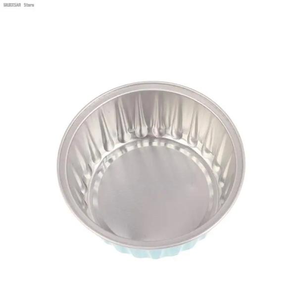 Quality Small Reusable Round Aluminum Foil Tin Cup Pudding Cake Mold for Baking Pastry for sale