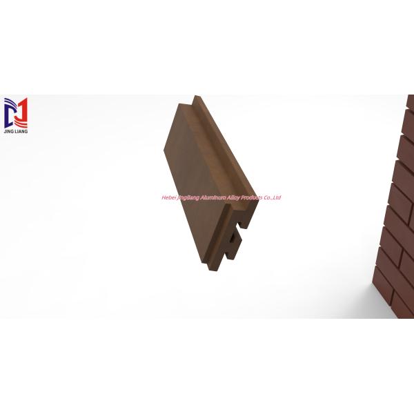 Quality Silver / Black Terracotta Brick Wall Support System Aluminum Construction for sale