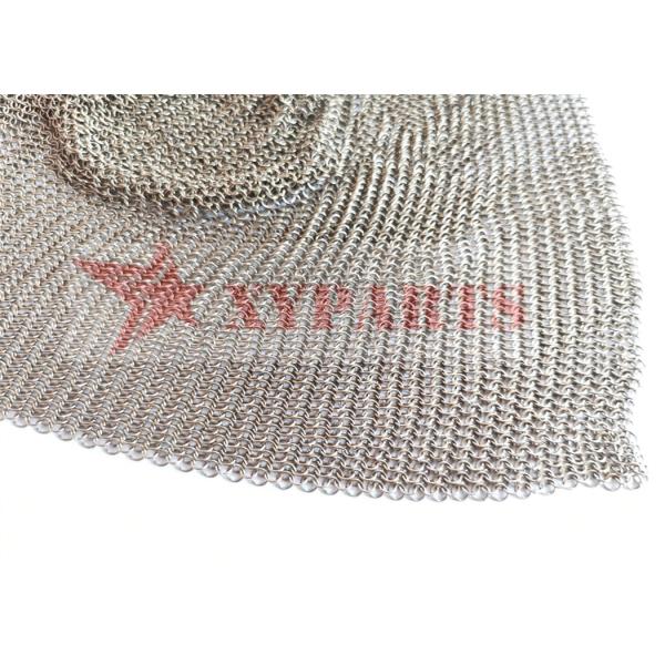 Quality Electroplating Metal Ring Mesh Space Division in Easy Installation for sale