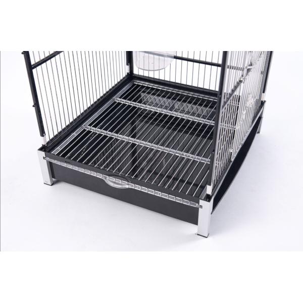 Quality Beige White Color Bird Cage Size 34*32*45cm Easy To Maintain Excellent for sale